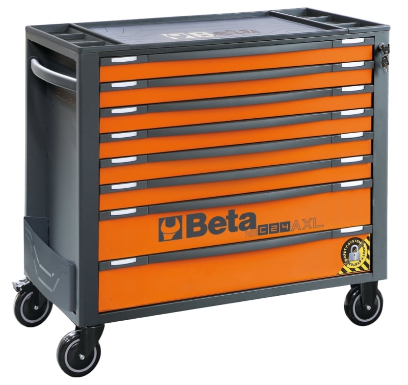 Mobile Roller Cab 8 Drawers Anti-Tilt System Long Model 1000kg Capacit ...