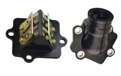 INTAKE FLANGE MANIFOLD & REED BLOCK, POL PREDATOR SCRAMBLER/YAM JOG 50 ...